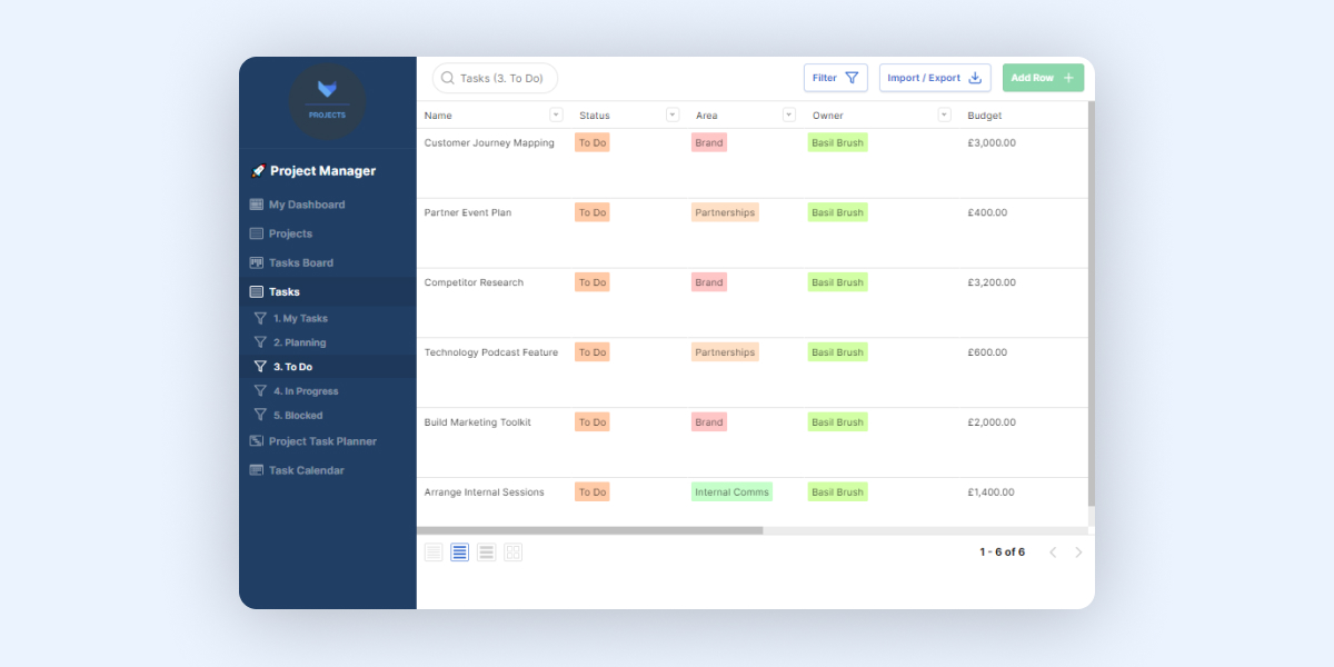 🚀 Project Manager